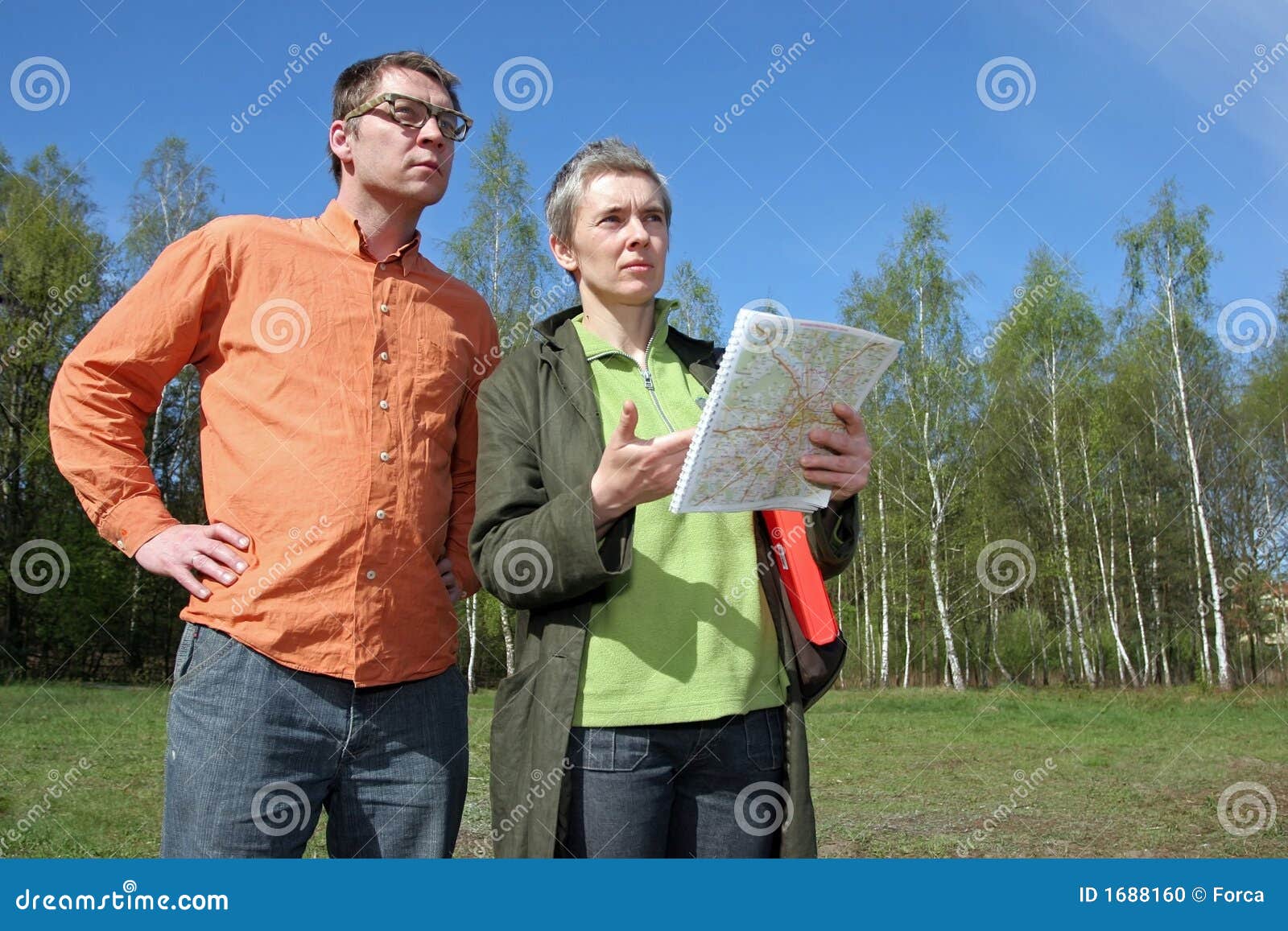 Agent showing location stock photo. Image of plans, nature - 1688160