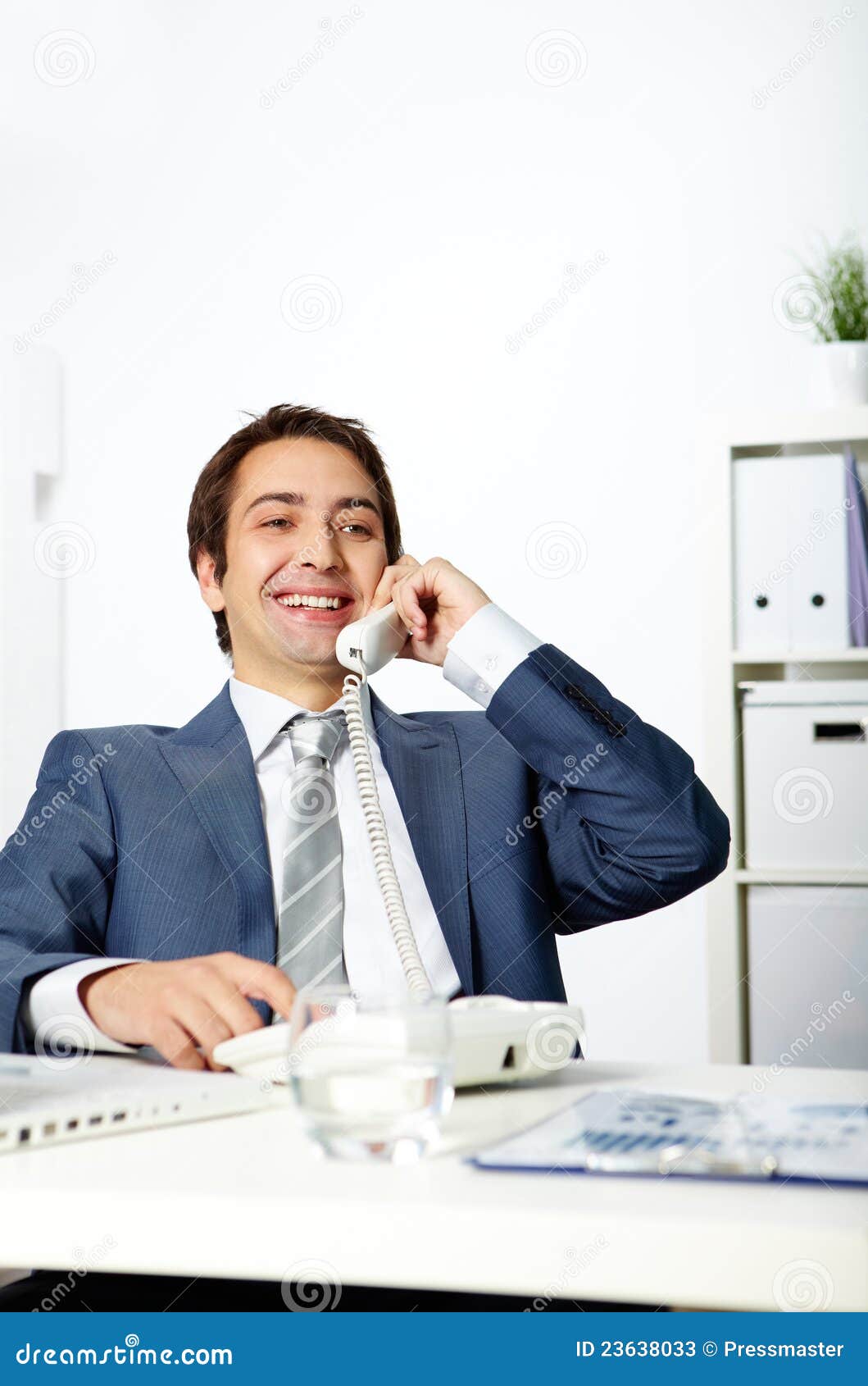 Agent working stock image. Image of broker, collar, businessman - 23638033