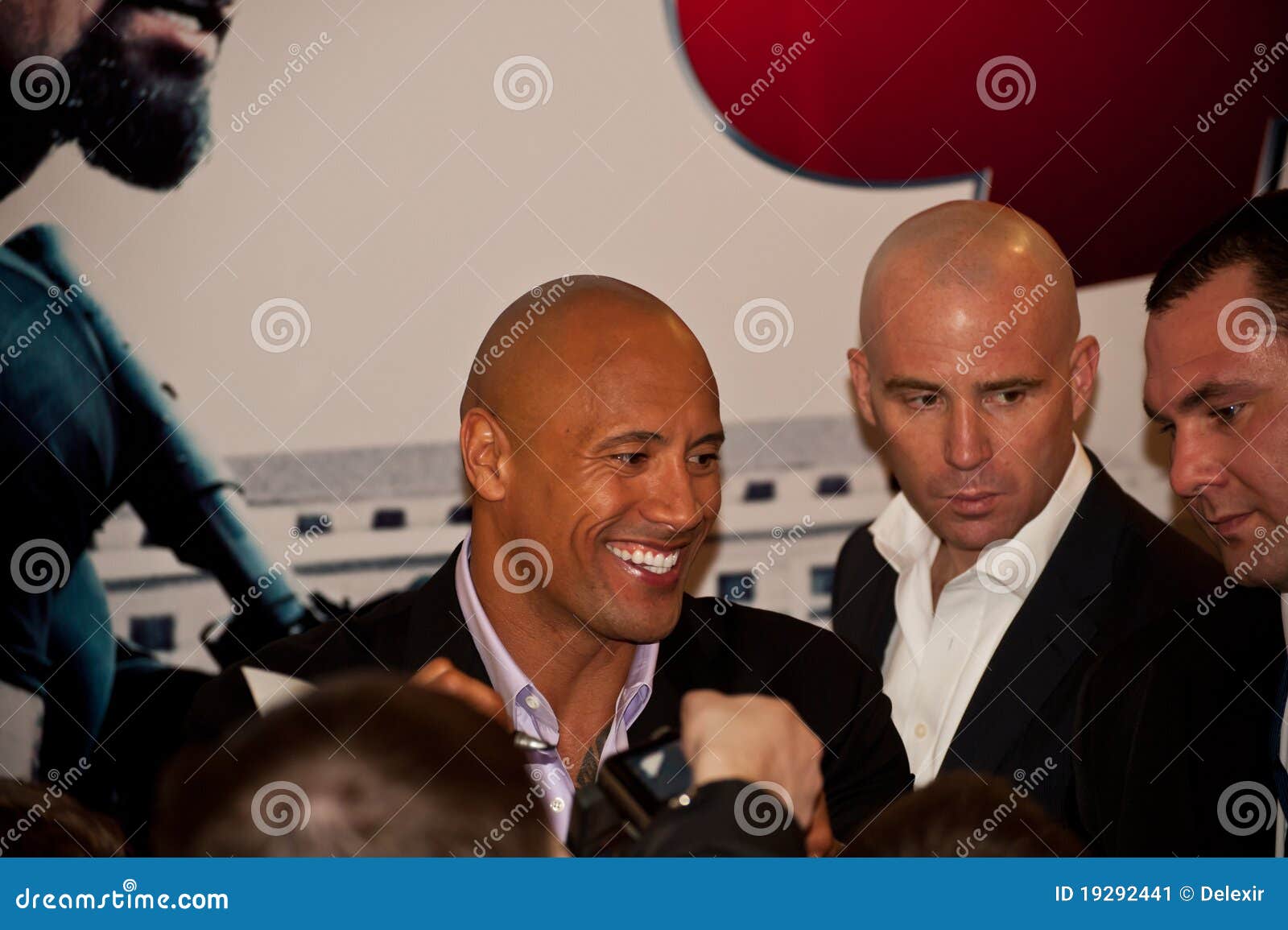 Agente Dwayne (la Roca) Johnson En Moscú Foto editorial - Imagen de ...