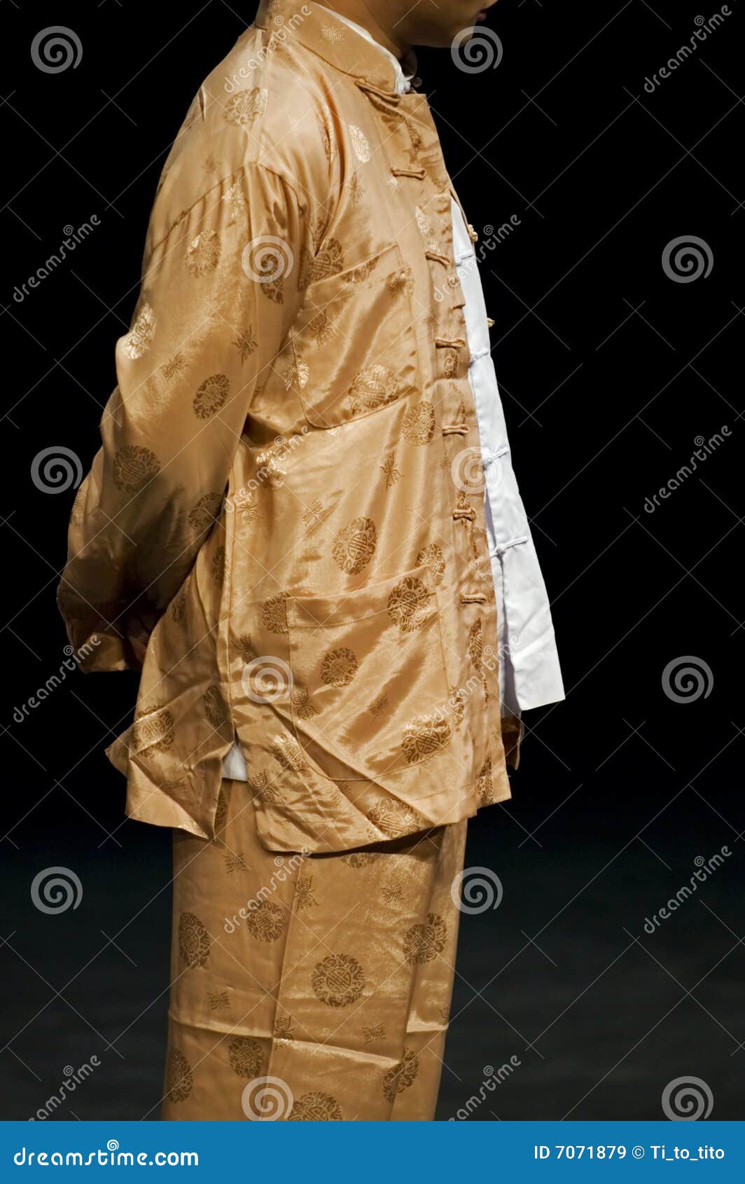 Agente en ropa china imagen de archivo. Imagen de oriental - 7071879