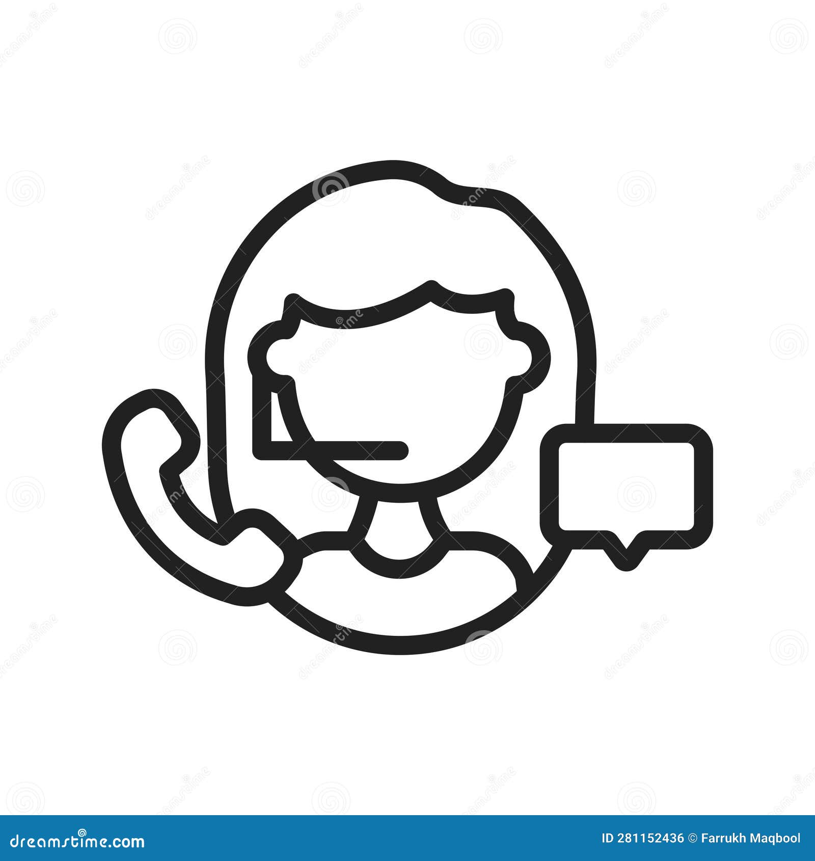 Agent Icon Image. stock vector. Illustration of people - 281152436