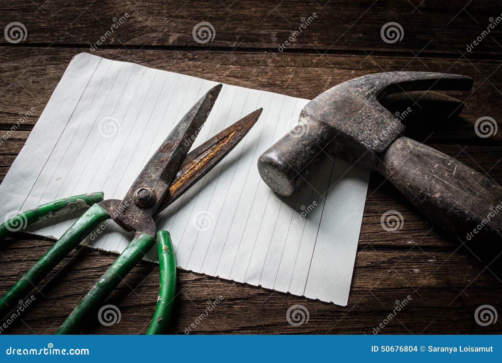 Agents Battle Hammers, Scissors, Paper Stock Photo - Image of hammer ...