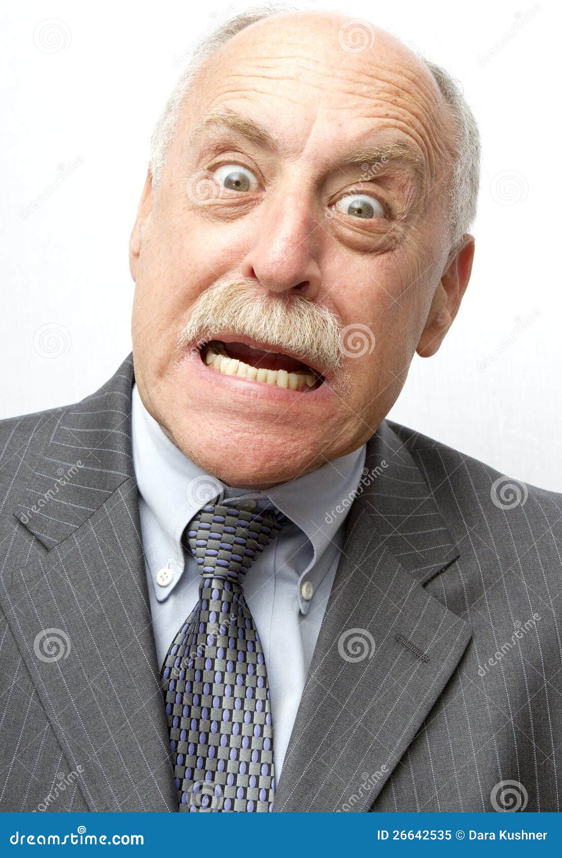 Aggravated Man stock image. Image of mouth, balding, male - 26642535