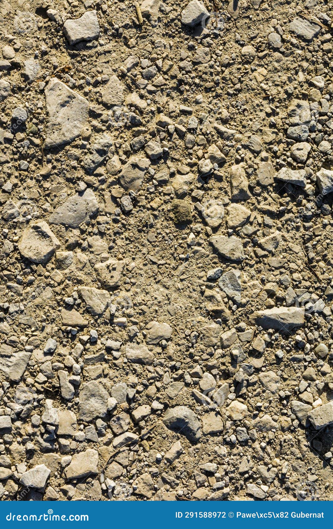 Aggregate As Hardening of a Dirt Road - Texture Stock Photo - Image of ...