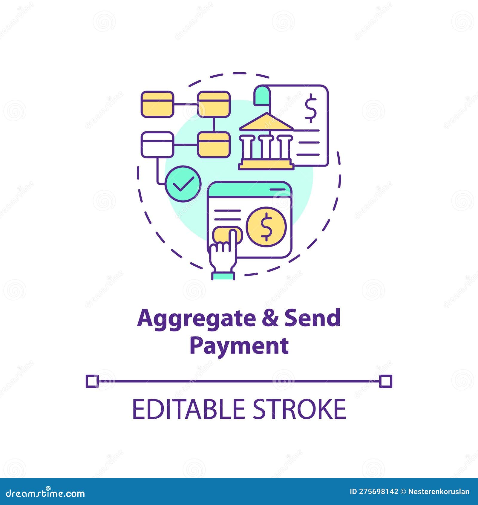 Aggregate Line Icons Collection. Confluence, Collection, Assemblage ...