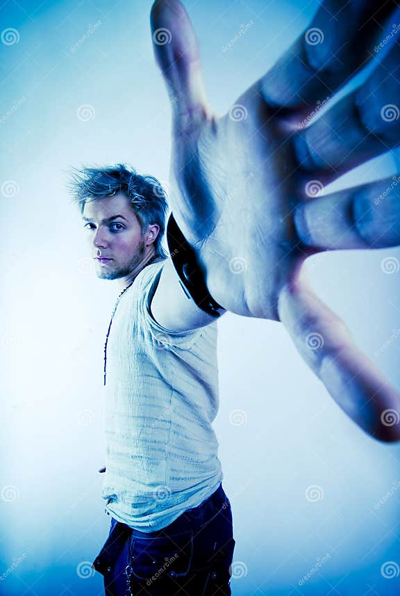 Aggresive man stock photo. Image of gesticulate, fighting - 1698160