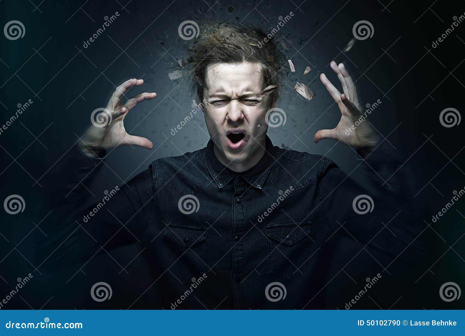 Aggression stock photo. Image of stress, violent, spin - 50102790
