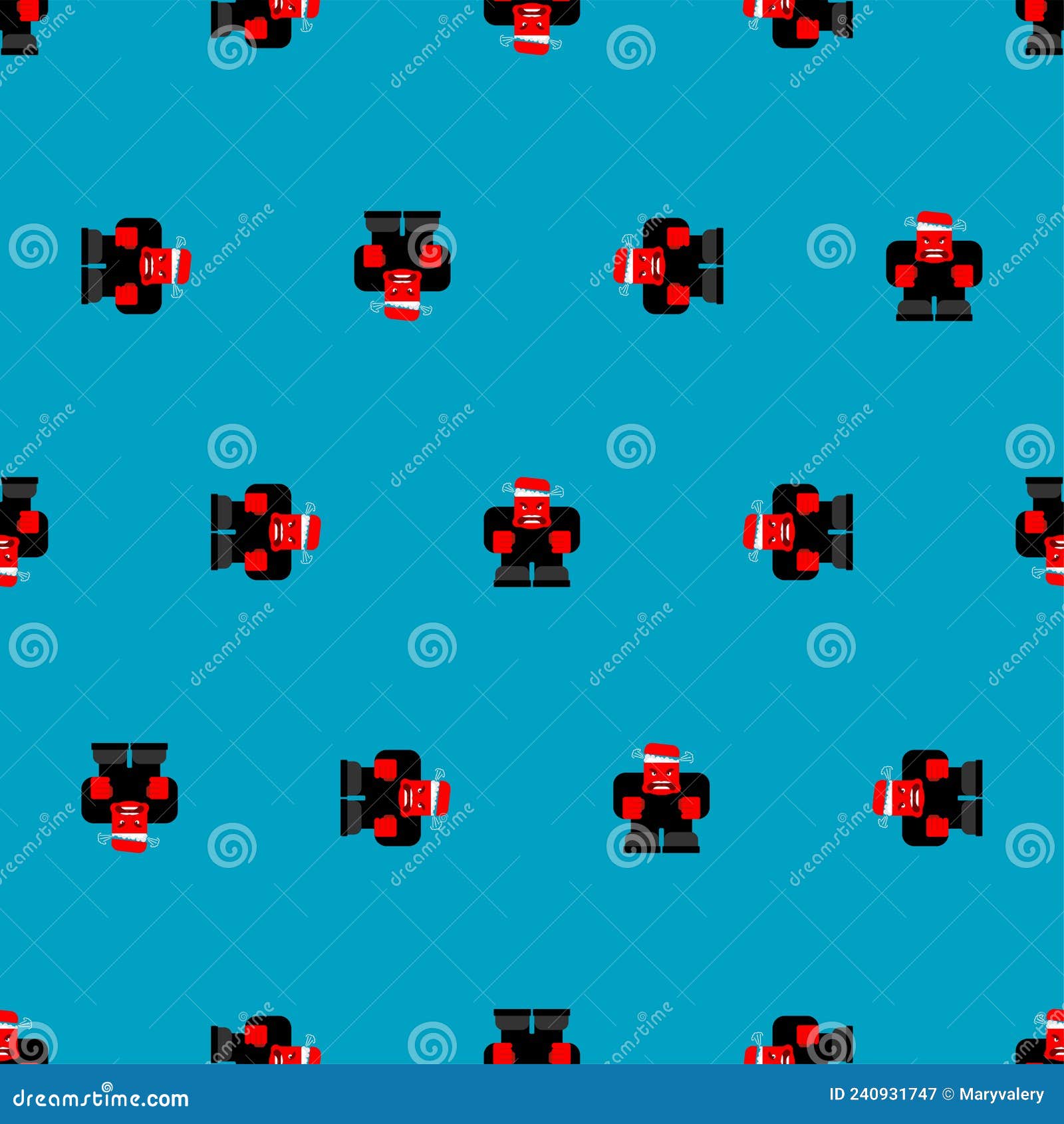 Aggression Pattern Seamless. Anger Background Stock Vector ...