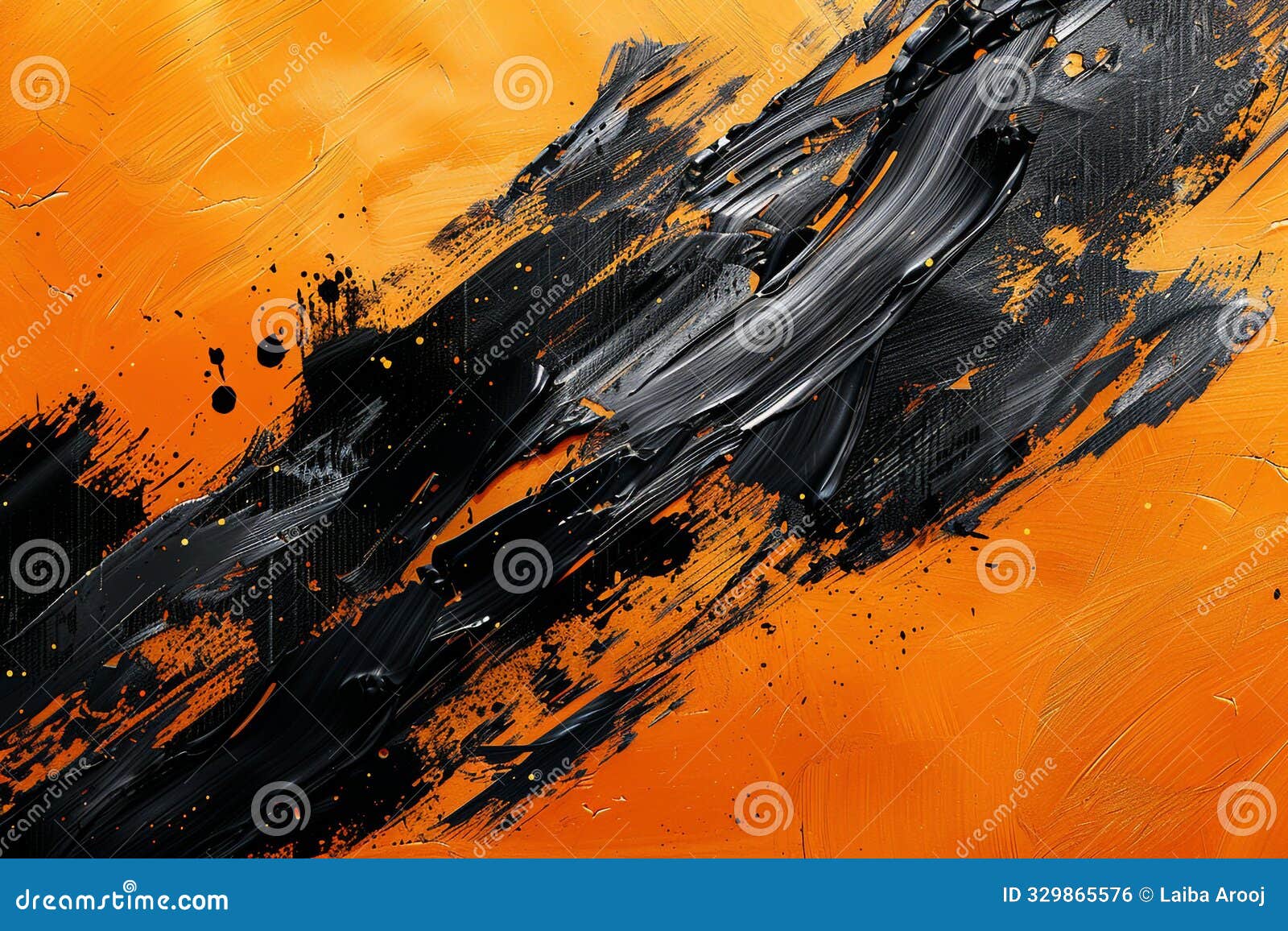 Aggressive Abstract Drawing Sloppy And Dark, Chaos And Mud Royalty-Free ...