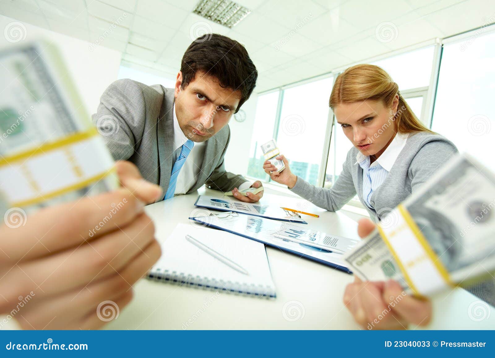 Aggressive accountants stock image. Image of corporate - 23040033