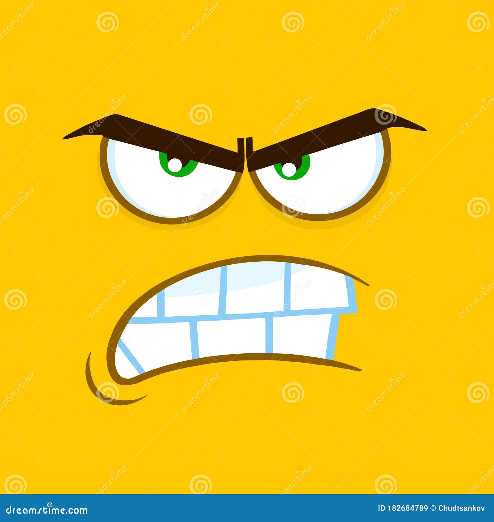 Aggressive Emoticons Collection Cartoon Vector | CartoonDealer.com ...