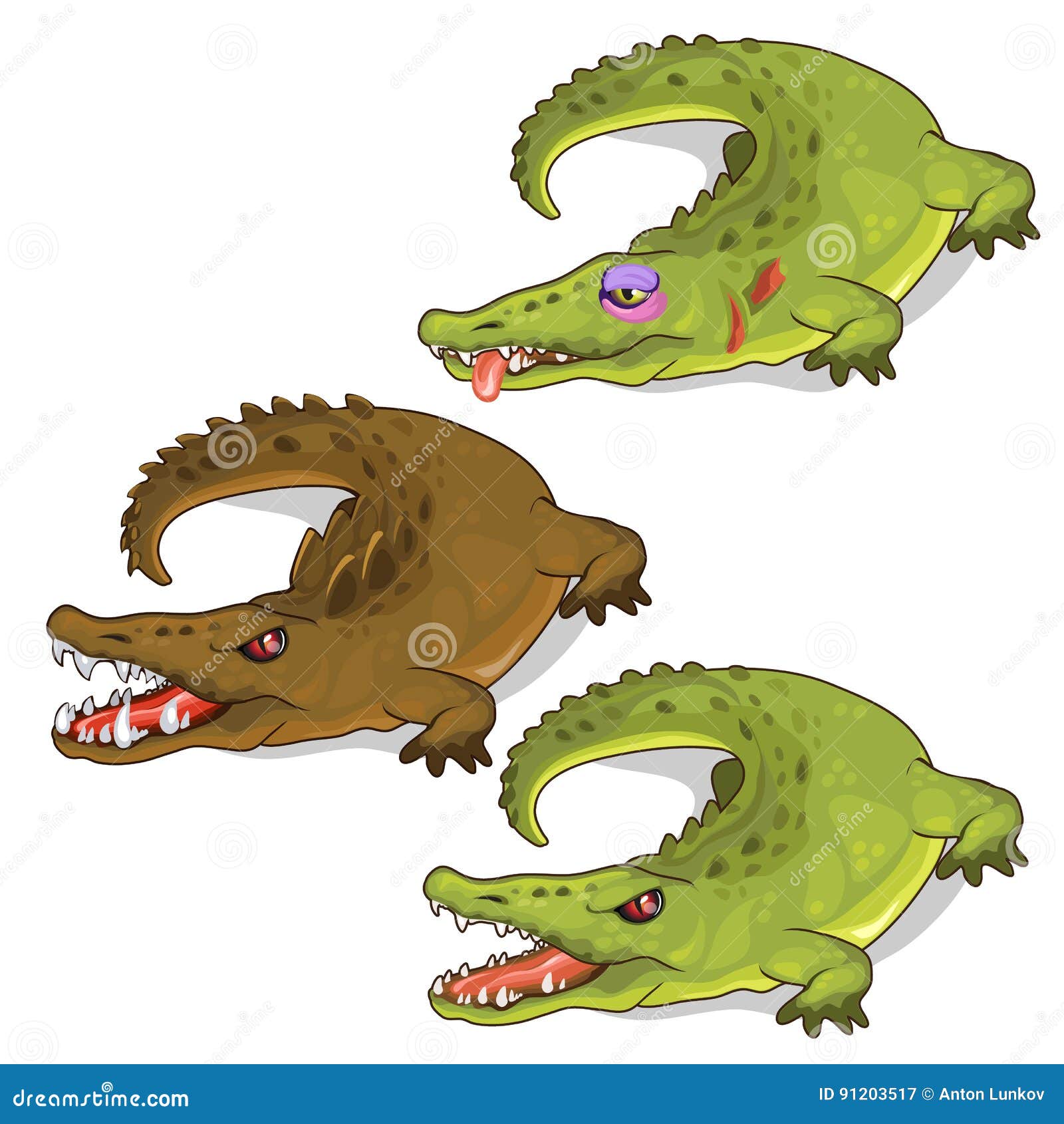 Aggressive Crocodile Logo In 2d Game Art Style Royalty-Free Stock Photo ...