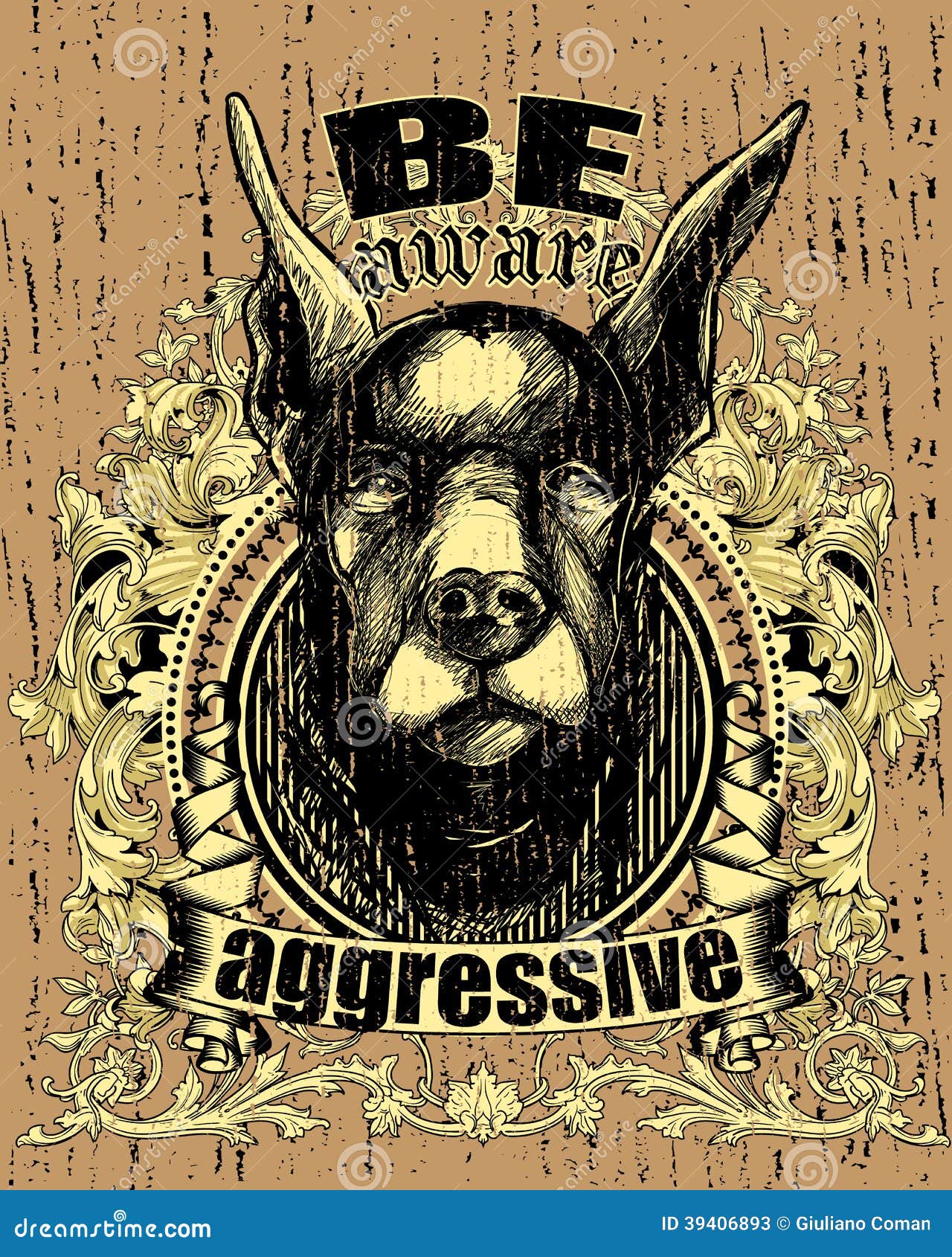 Aggressive Dog Stock Illustrations – 3,279 Aggressive Dog Stock ...