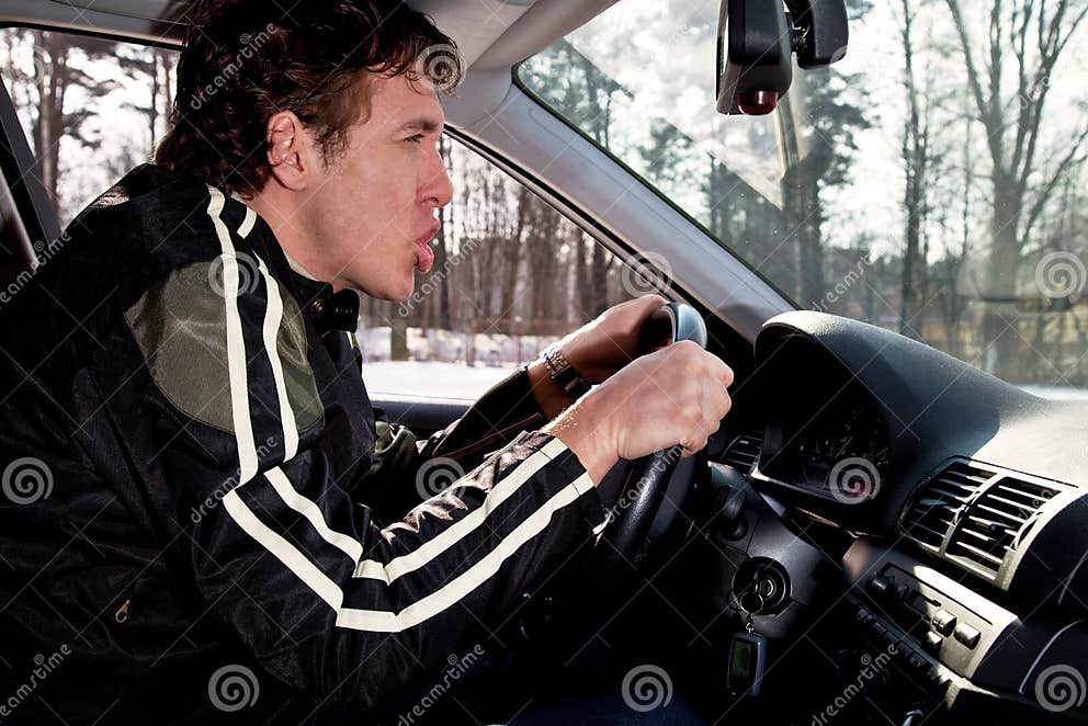 Aggressive driver stock photo. Image of driver, angry - 8905886