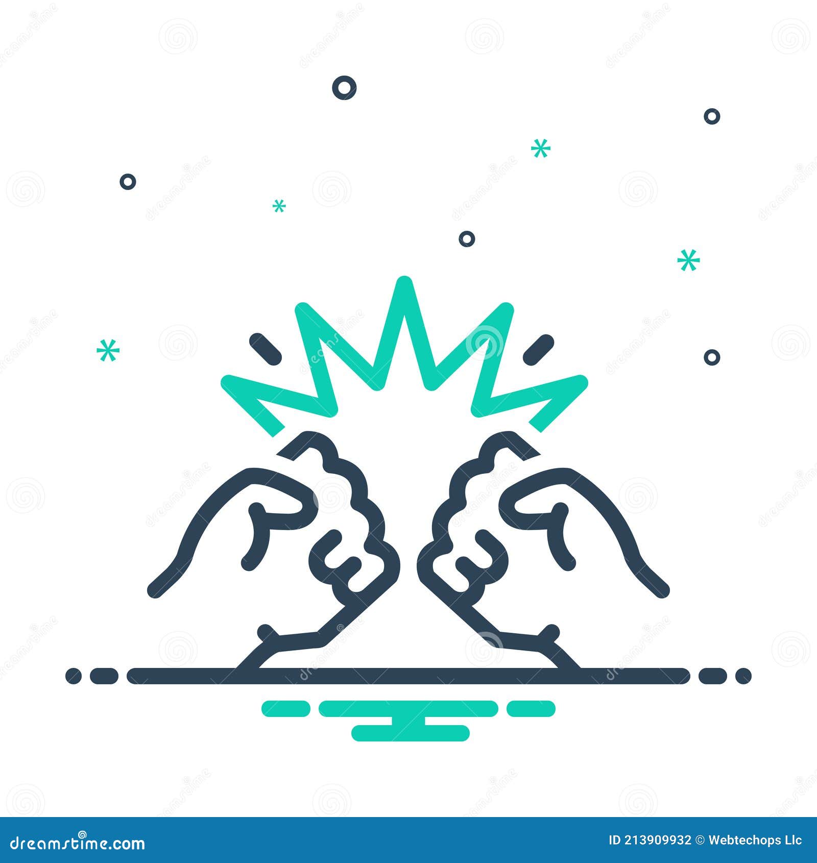 Fiery Aggressive Lion Head Symbol Vector Illustration | CartoonDealer ...