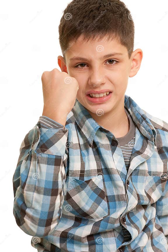 Aggressive kid stock image. Image of shirt, disgust, impulsive - 16756255