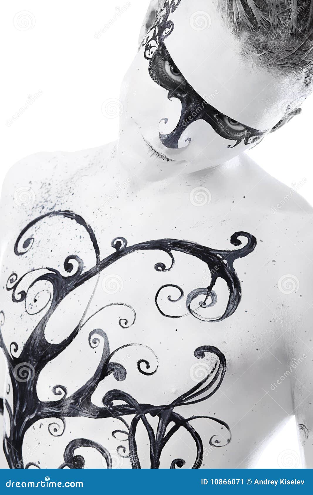 Aggressive look stock image. Image of male, fashion, mime - 10866071