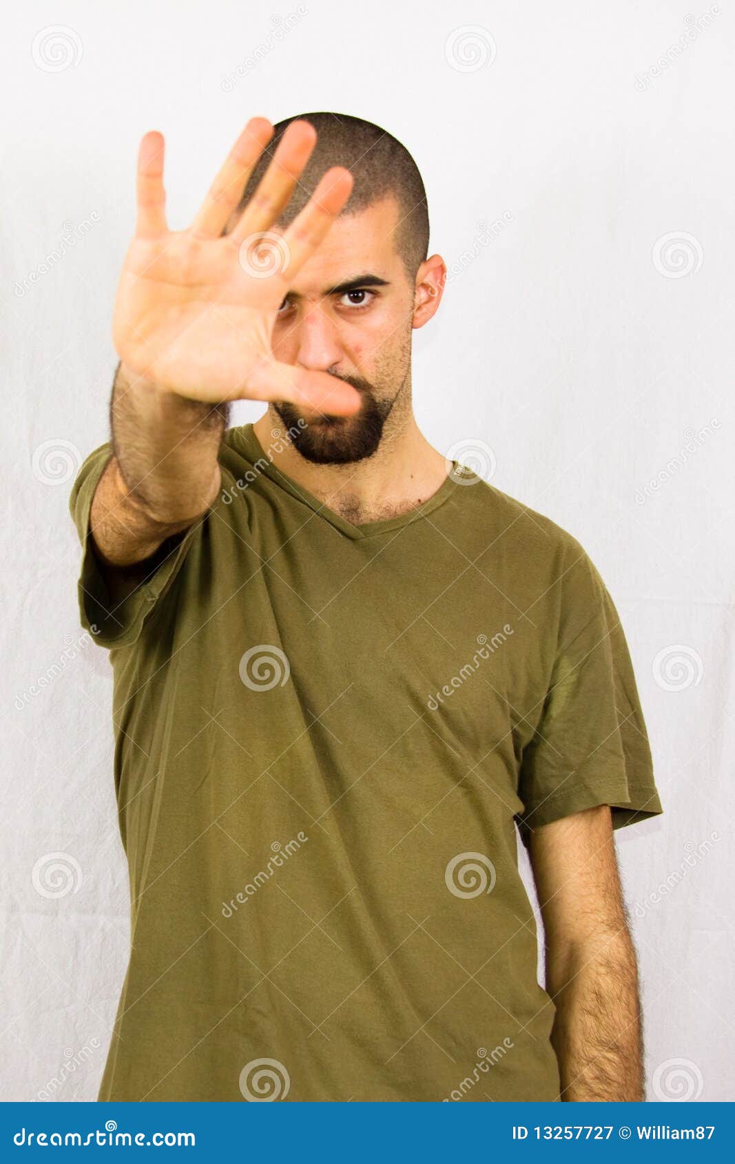 Aggressive look stock image. Image of shirt, face, emotion - 13257727