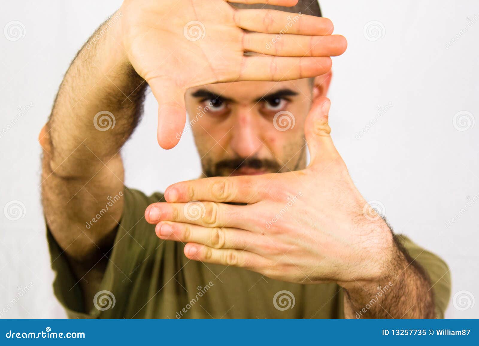 Aggressive look stock image. Image of hair, emotion, shaved - 13257735