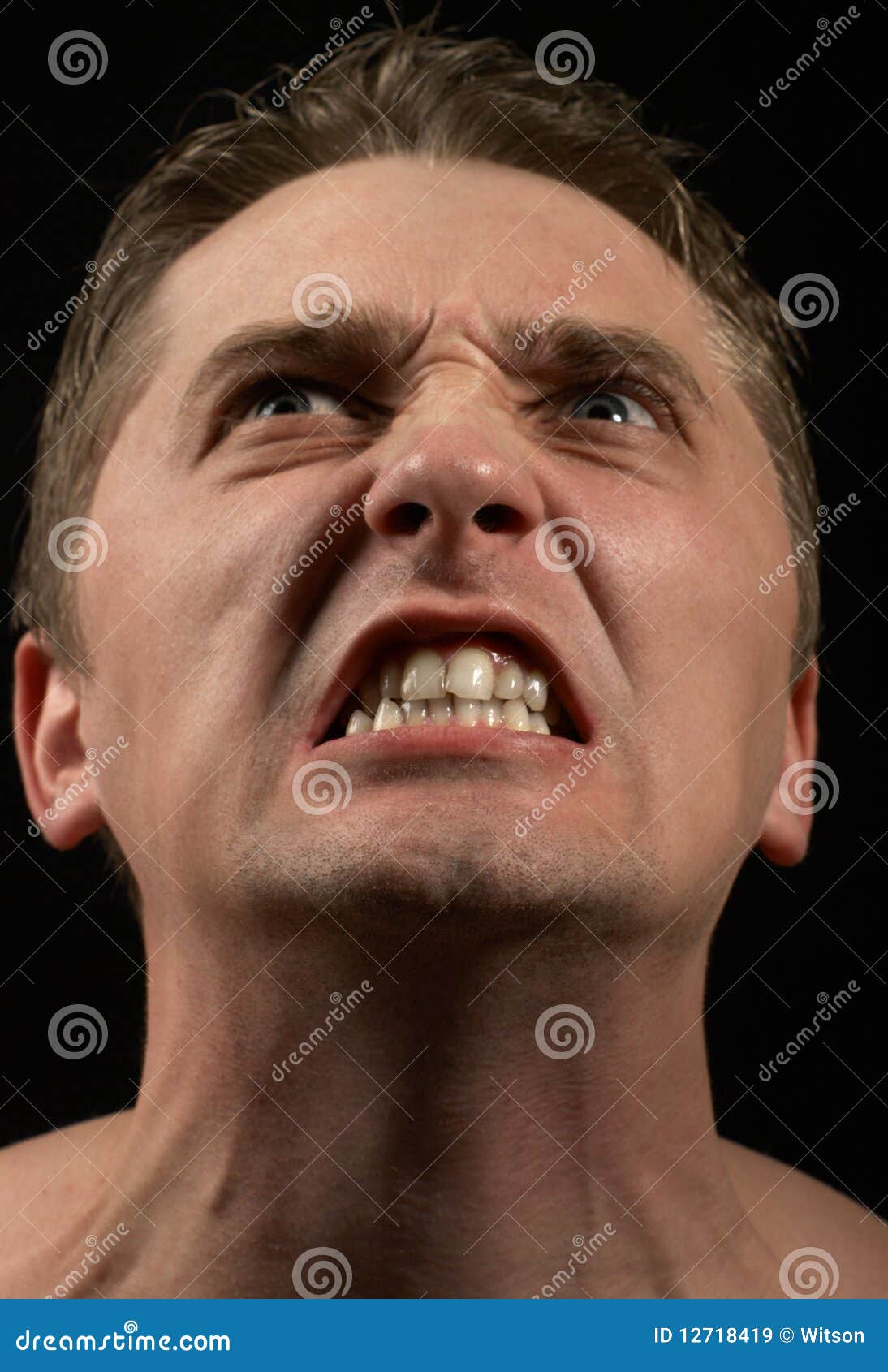 Aggressive man stock image. Image of anger, human, conflict - 12718419