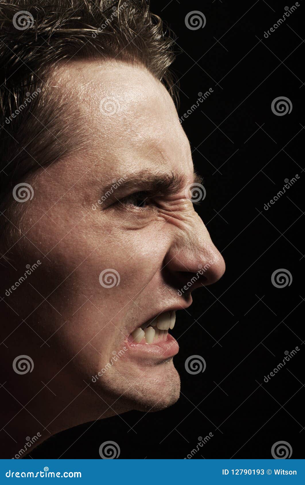 Aggressive man stock image. Image of person, concepts - 12790193