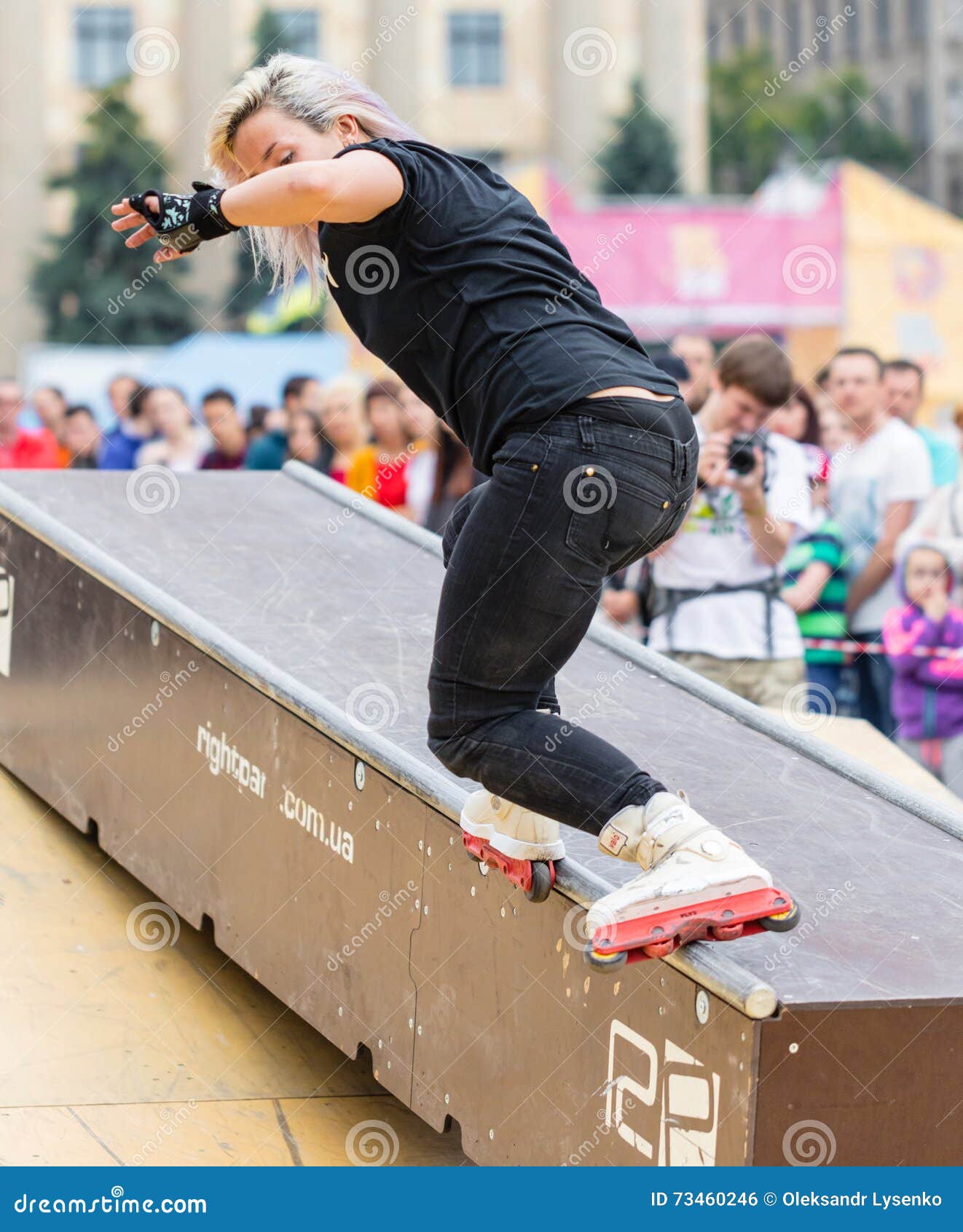 Aggressive Rollerblading Competition Editorial Photo - Image of skate ...