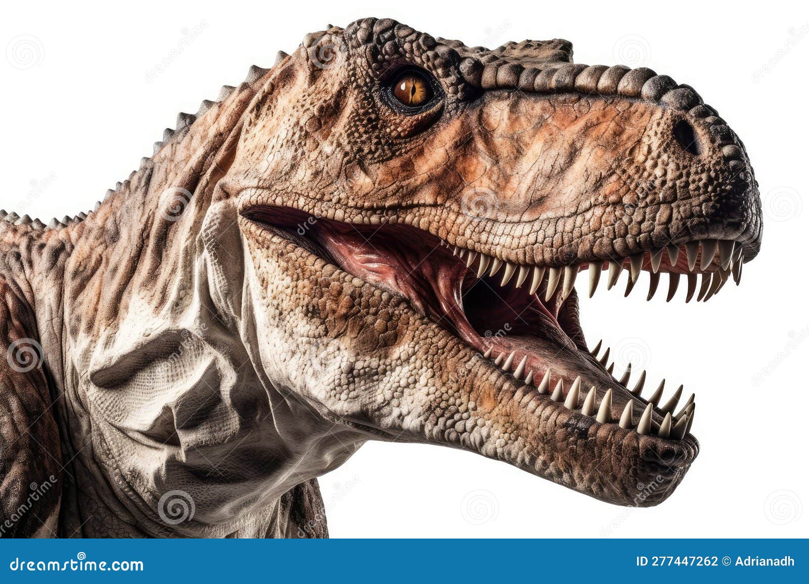 Tyrannosaurus Rex On White Background. Stock Photography ...