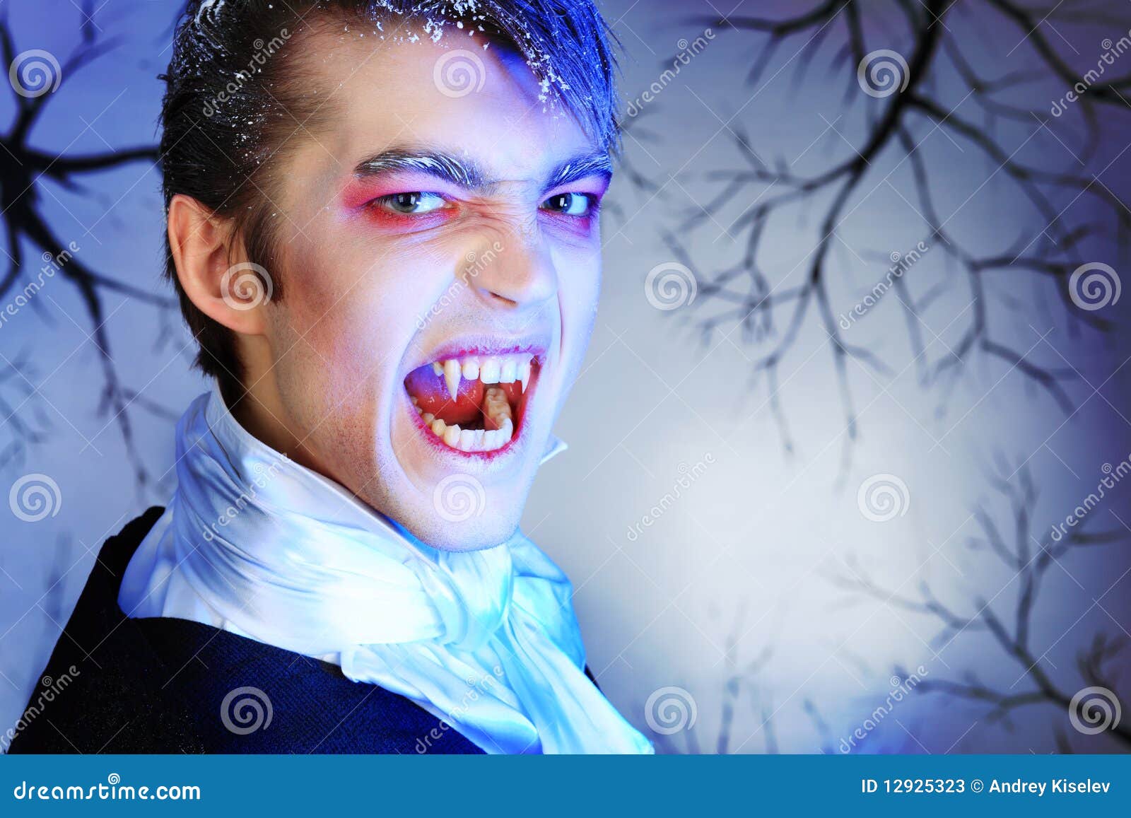 Aggressive vampire stock image. Image of dracula, carnival - 12925323