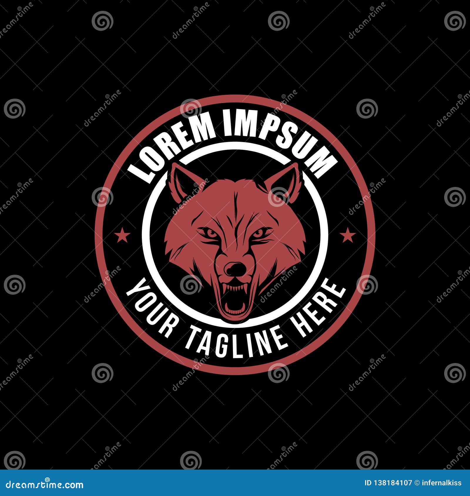 Aggressive Cat Head Illustrations With Red Eyes, Vector Black And White ...