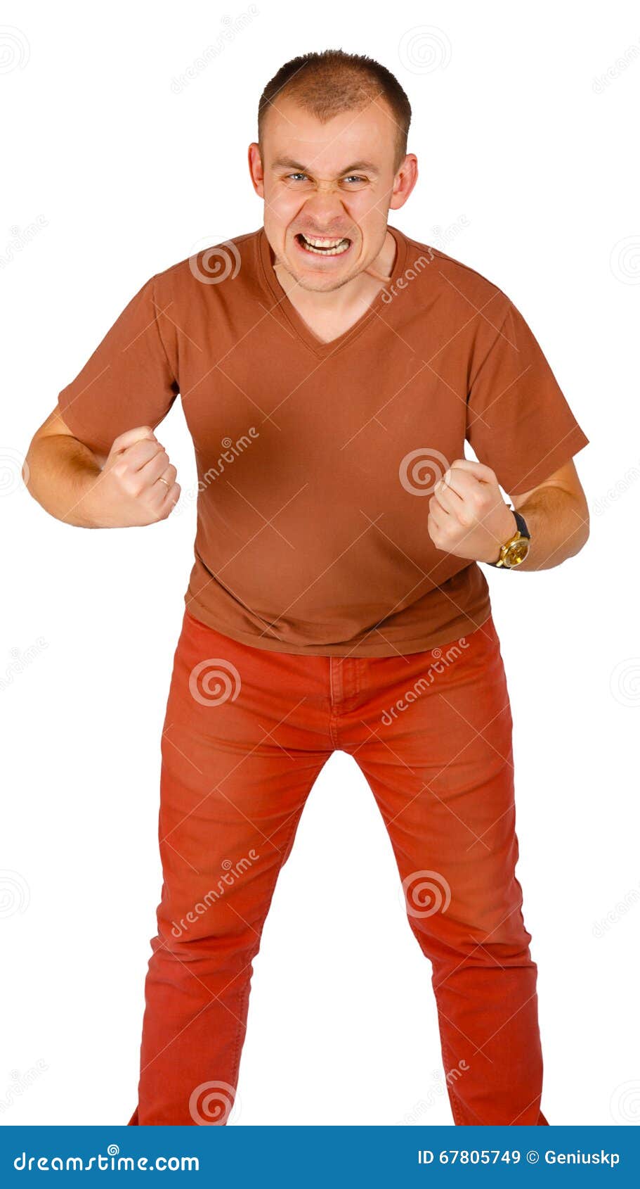 Aggressive young man stock image. Image of leader, people - 67805749