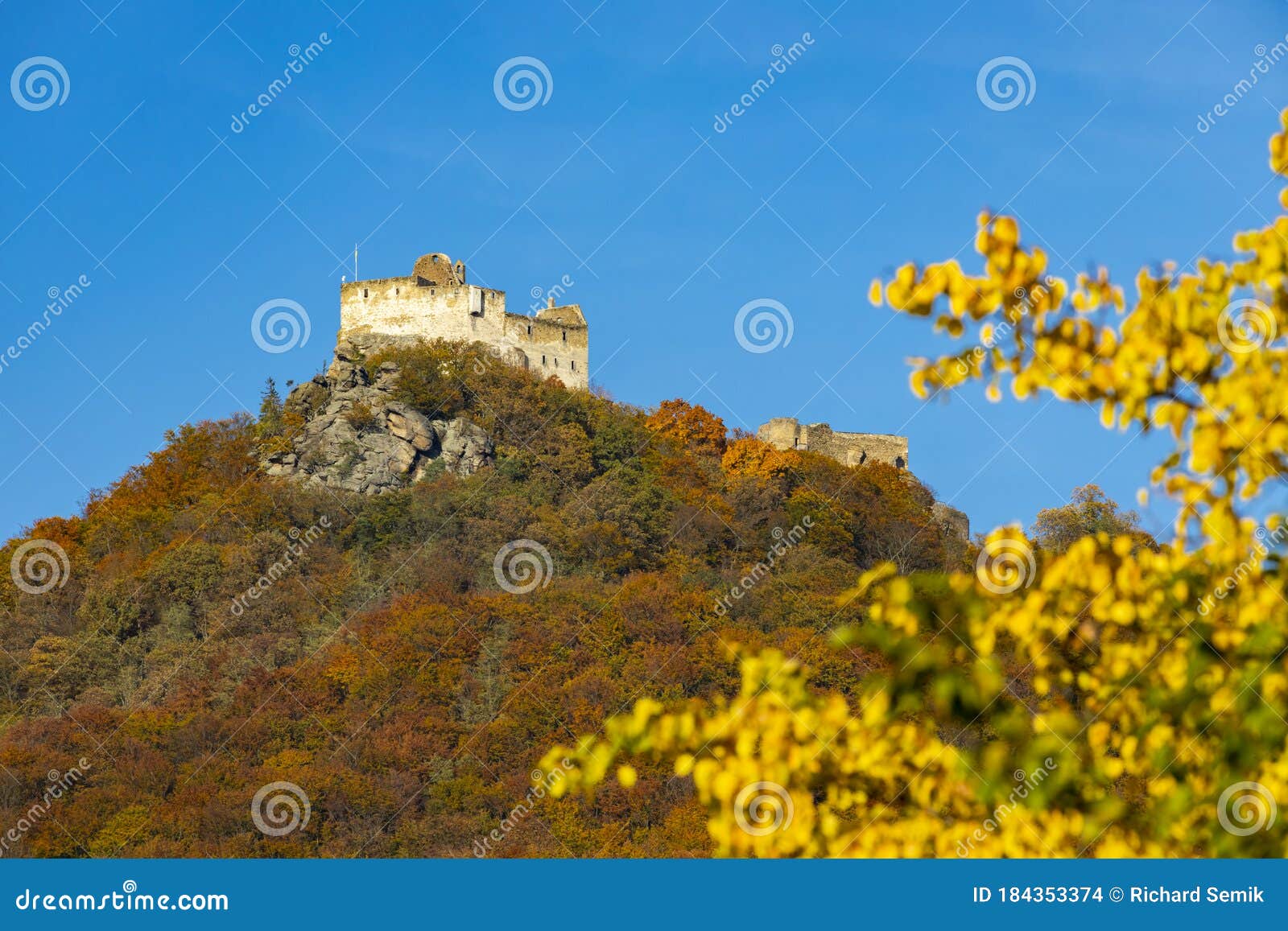 Aggsbach Ruins, Wachau, Lower Austria, Austria Stock Photo - Image of ...