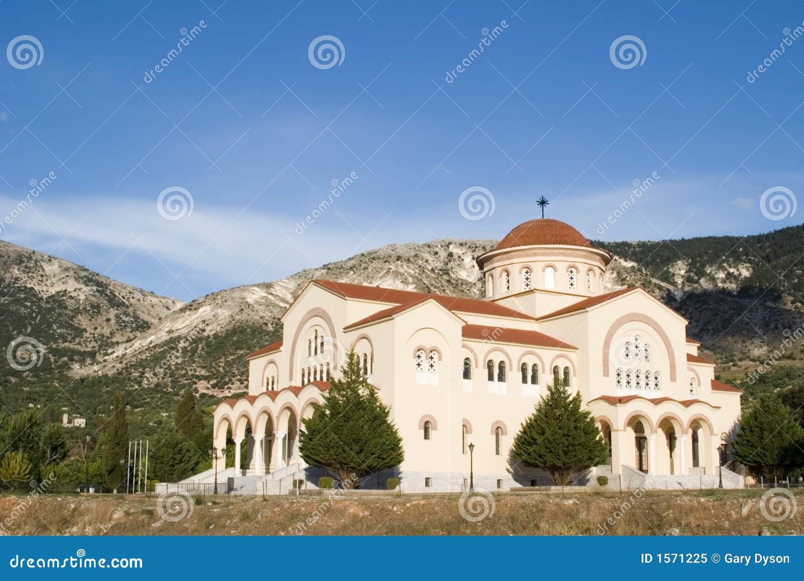Agh Gerasimou Monastery Area, Kefalonia, September 2006 Stock Image ...