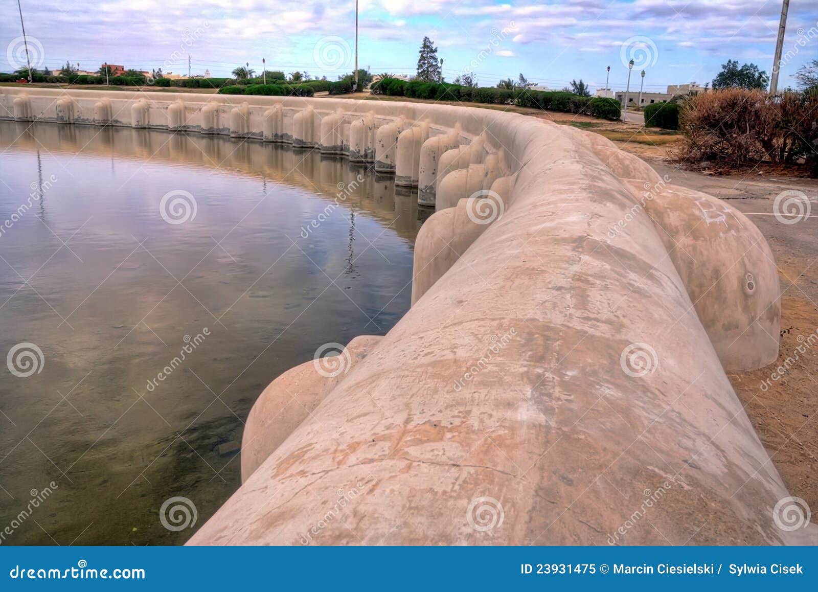 Aghlabid Basins in Kairouan, Tunisia Stock Image - Image of arabic ...