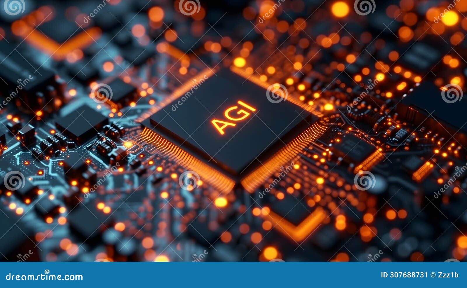 Artificial General Intelligence Wire Warning Symbols. Minimalist Style ...