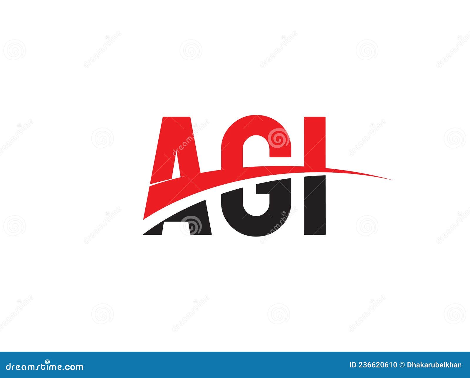 AGI Letter Initial Logo Design Vector Illustration Stock Vector ...