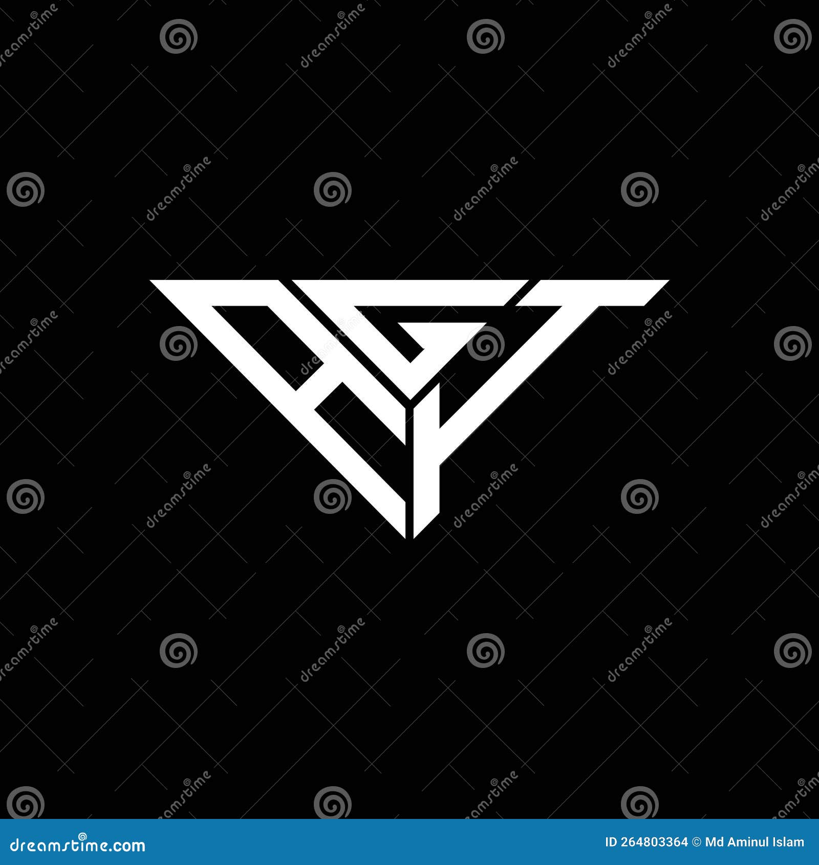 AGI Letter Logo Creative Design with Vector Graphic, Stock Vector ...