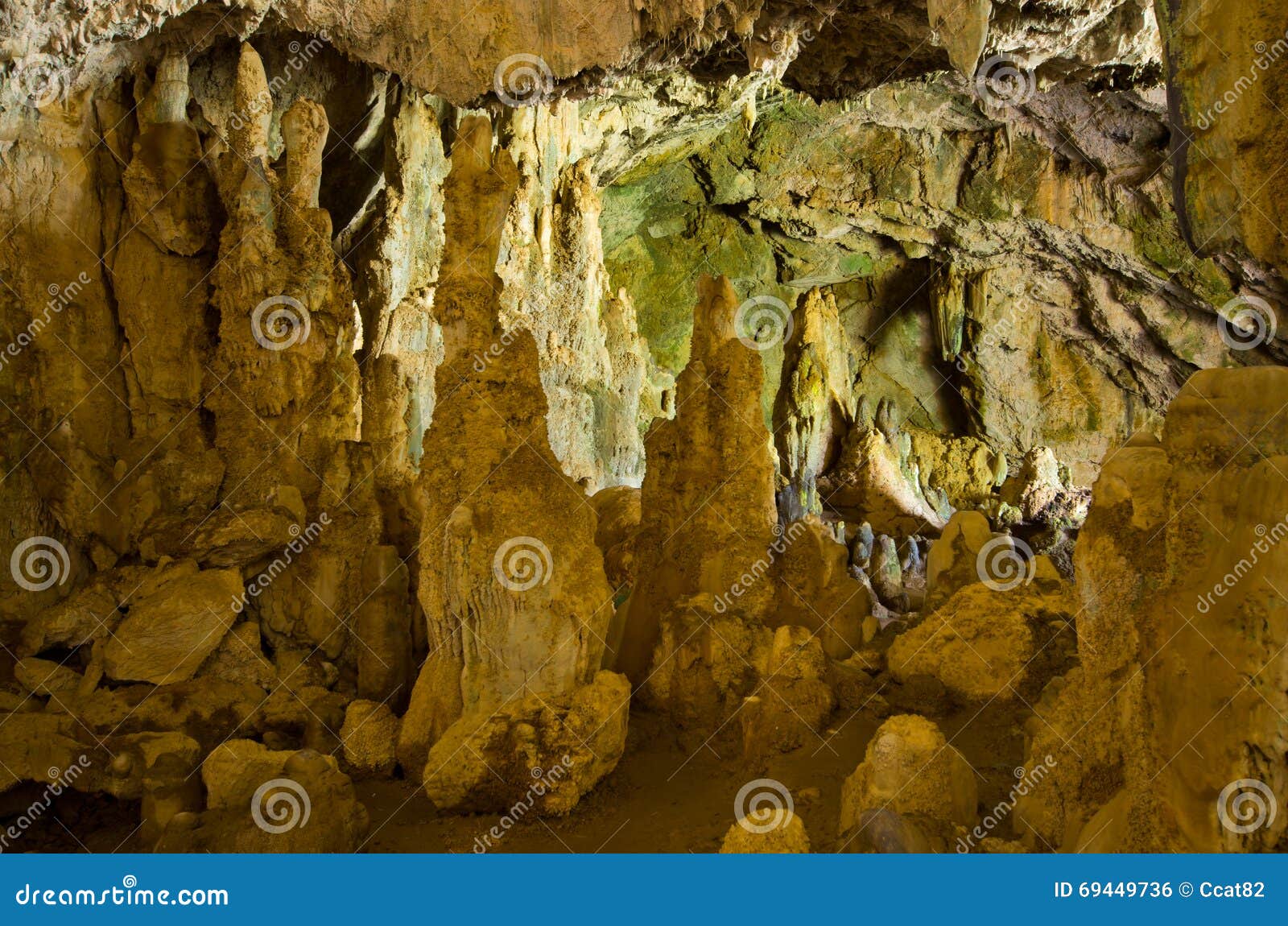 Agia Sofia Cave on Crete, Greece Stock Photo - Image of cold ...