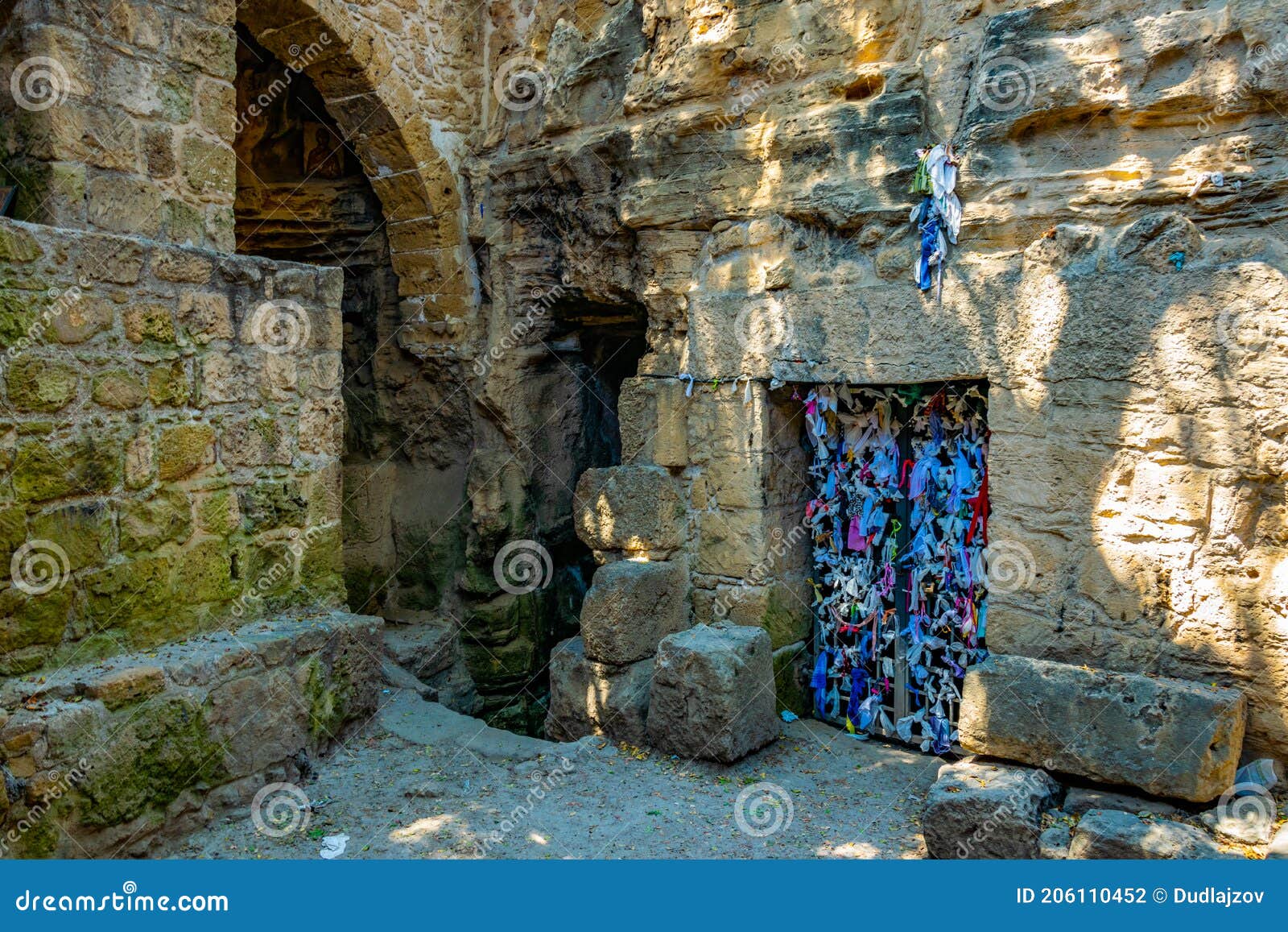 Agia Solomoni Catacombs in Paphos, Cyprus Stock Photo - Image of sacred ...