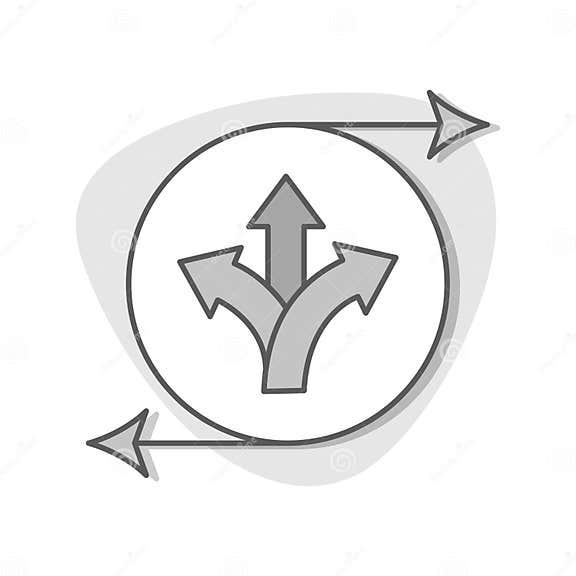 Agile Arrows Symbol. Flexibility and Adaptability Icon. Dynamic ...