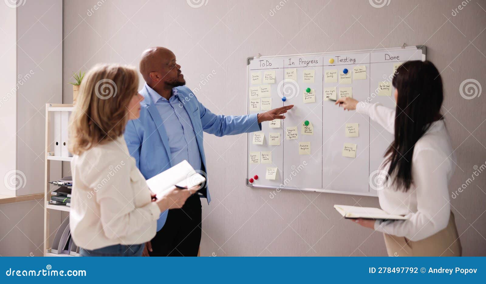Agile Business Team stock photo. Image of task, agile - 278497792