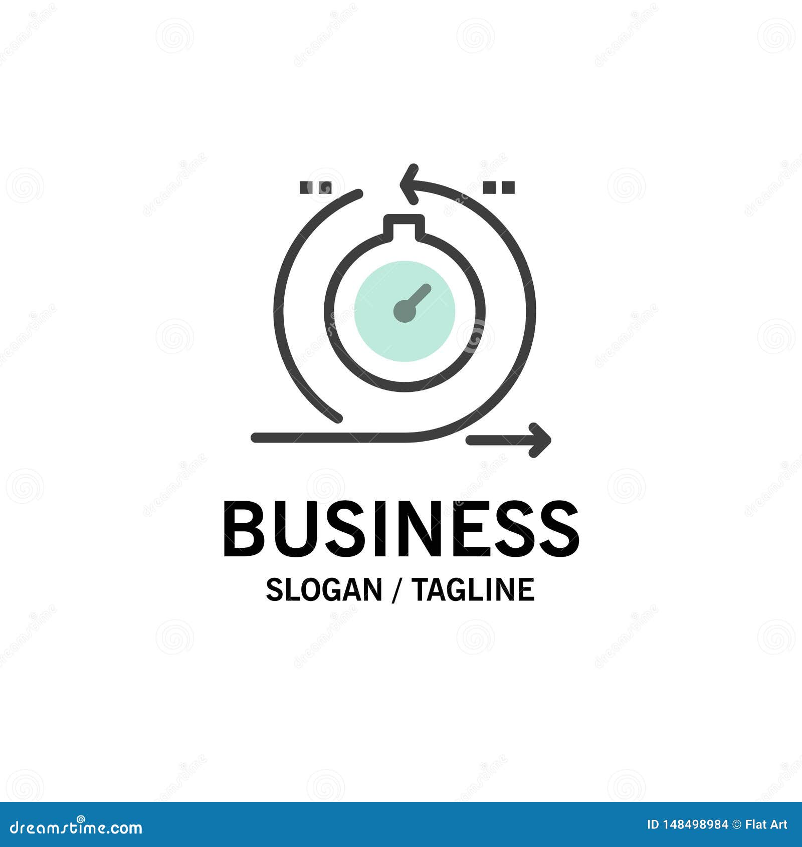 Agile, Cycle, Development, Fast, Iteration Business Logo Template. Flat ...