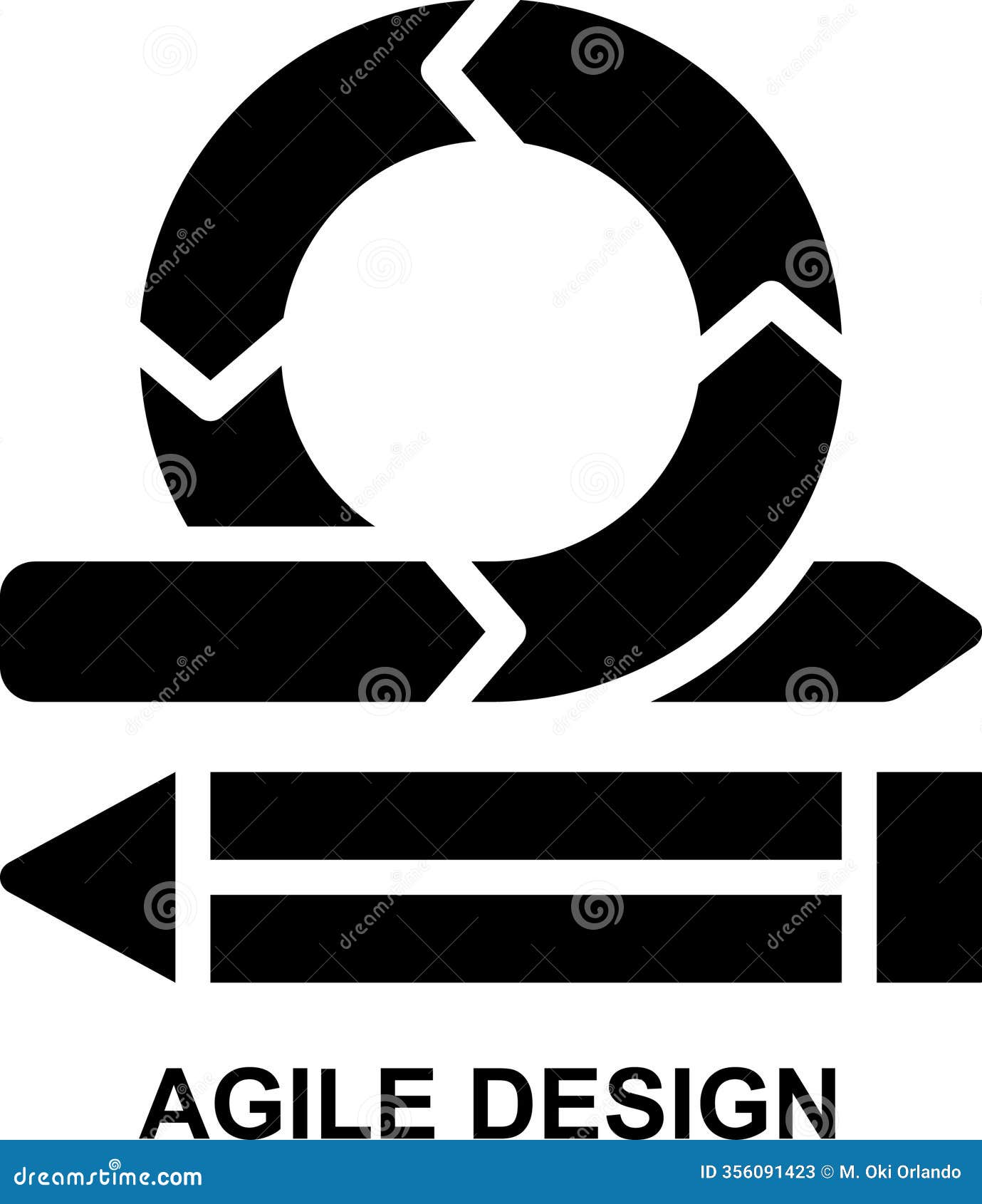 Agile Design, Project Design, Agile, Scrum, Project Management, Planning Solid Glyph Icon Stock ...