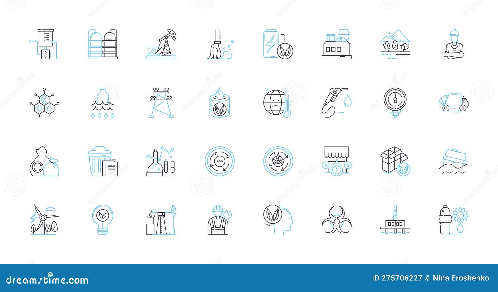 Agile Development Linear Icons Set Iterative Scrum Sprint