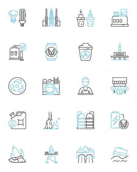 Agile Development Linear Icons Set Iterative Scrum Sprint