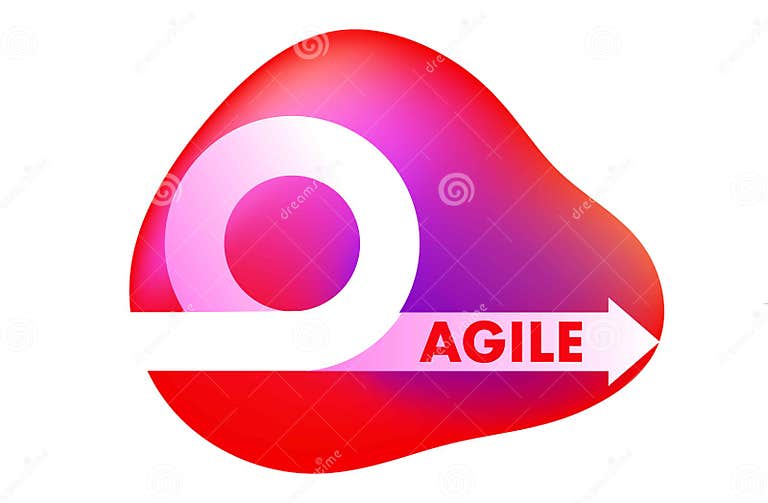 Agile Development Methodology Icon Vector Illustration. Stock Vector ...