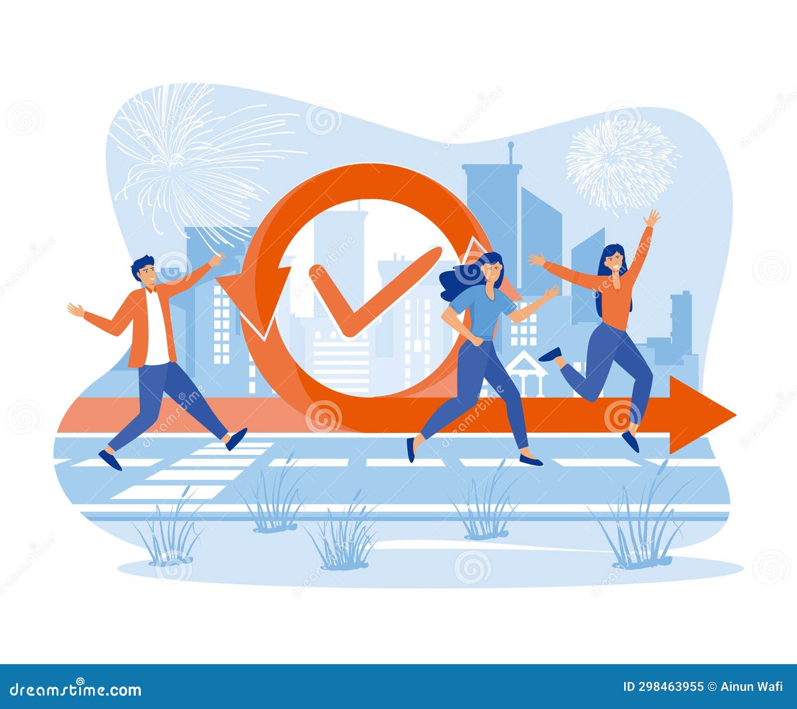 Agile Development Process with Running it Developers Team. Software ...