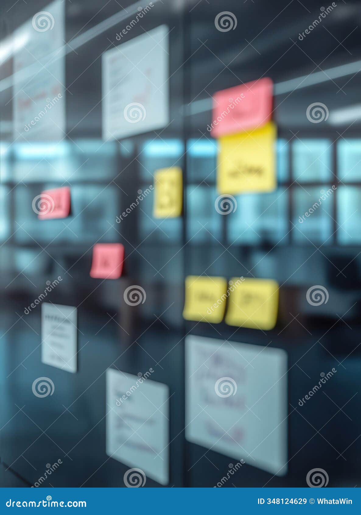 Agile Development Sprint Board in a Sleek High-Tech Stock Image - Image of progress, incident ...