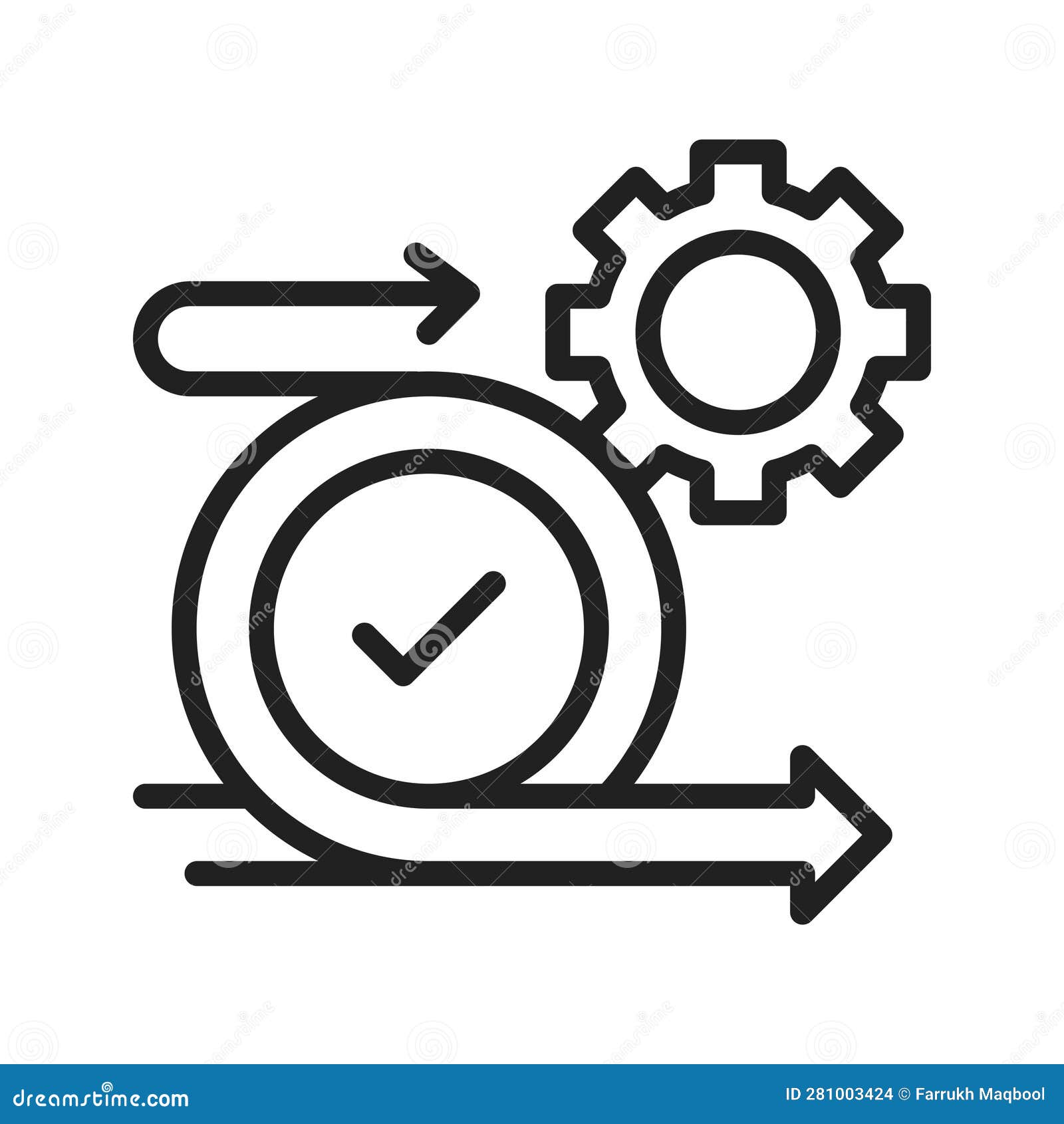 Agile Icon Image. stock vector. Illustration of business - 281003424