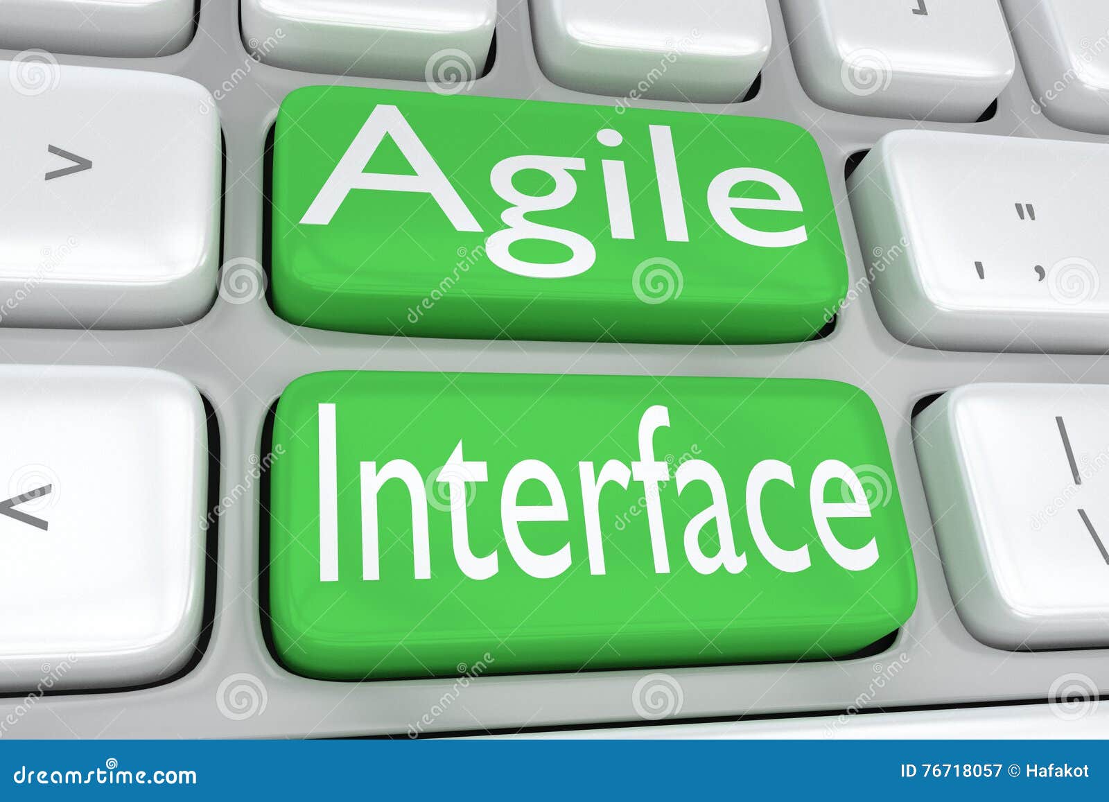 Agile Interface concept stock illustration. Illustration of online ...