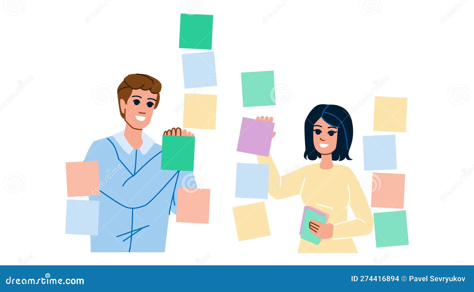Agile kanban scrum vector stock illustration. Illustration of cartoon ... Agile kanban scrum vector stock illustration. Illustration of cartoon ...